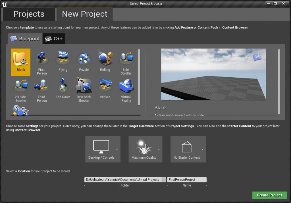 Créer une caméra First Person avec Unreal Engine 4 - Demonixis Games